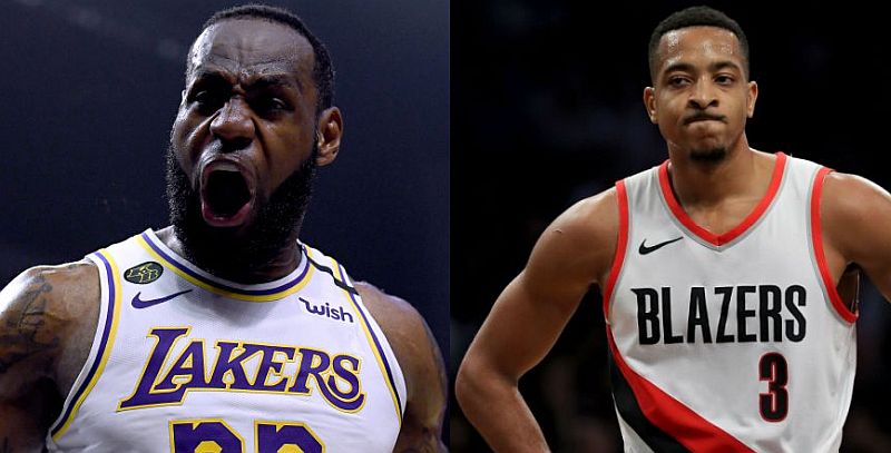 Did LeBron Send A Cryptic Shot At Blazers Star CJ McCollum? - Game 7
