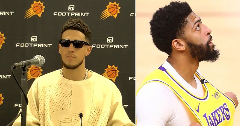 Devin Booker’s Brutal Message For Anthony Davis After Suns Win - Game 7