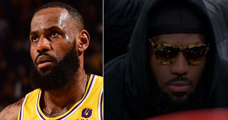 LeBron James’ Courtside Behavior Steals Show At Lakers Game - Game 7