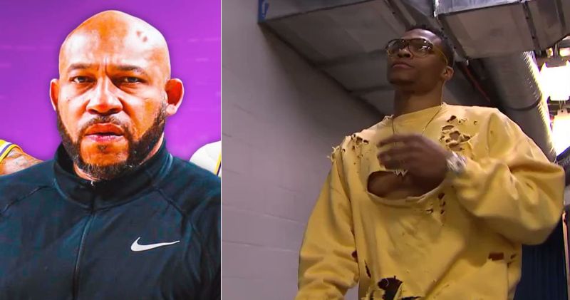 Russell Westbrook’s Reaction To Lakers Finally Benching Him - Game 7