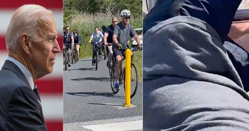 3 Different Angles Of Joe Biden Falling Off His Bicycle (Video) - Game 7