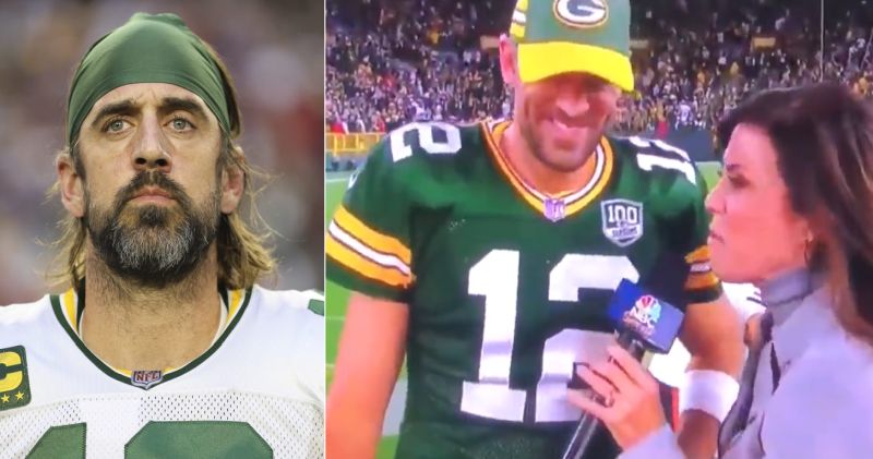 Aaron Rodgers Interview Leads To Percocet Speculation Video Game 7