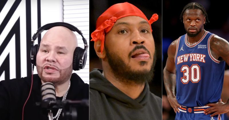 Knicks Fan Fat Joe’s Brutal Shot At Julius Randle, Carmelo Anthony - Game 7