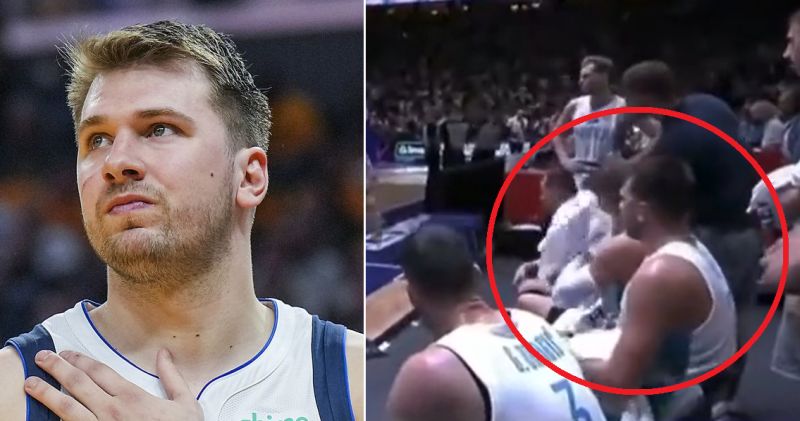 Mavs Star Luka Doncic Throws Tantrum In Slovenia Loss (Video) - Game 7