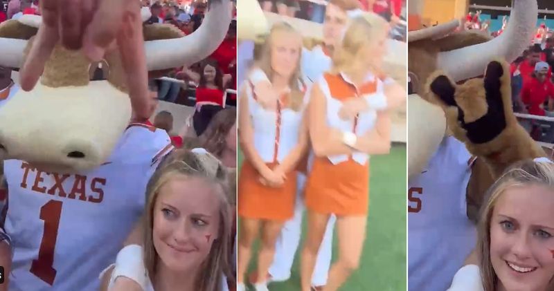 Texas Tech Fan’s Encounter With Texas Cheerleader Goes Viral (Video ...