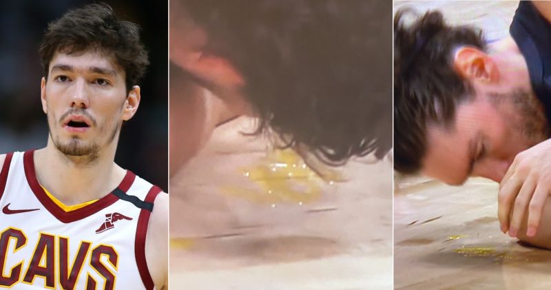 Why Was Cavaliers’ Cedi Osman Bleeding Yellow Blood? (Video) - Game 7 Why Was Cavaliers’ Cedi Osman Bleeding Yellow Blood? (Video) - Game 7