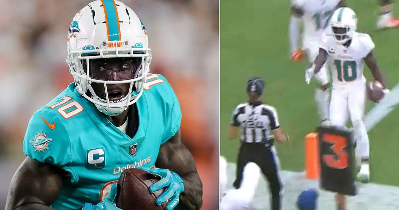 Tyreek Hill Flirts With Pretty NFL Referee During Dolphins Game (Video ...