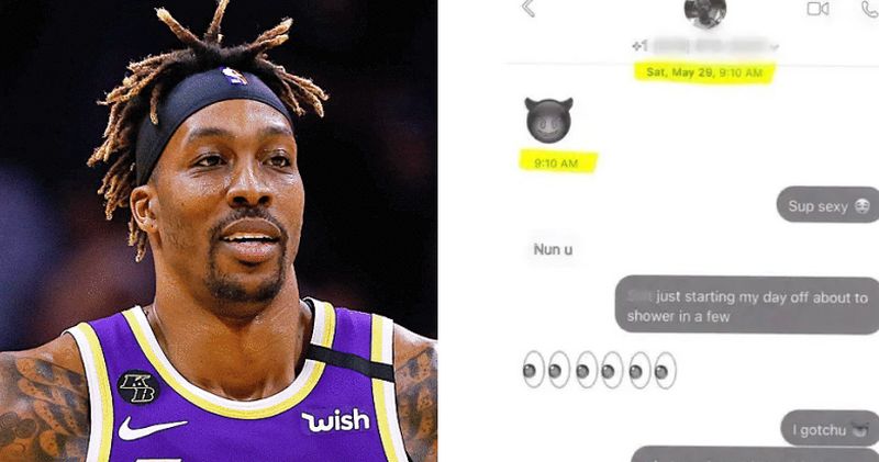 Dwight Howard’s Intimate Text Messages To Man Leaked (Photos) - Game 7