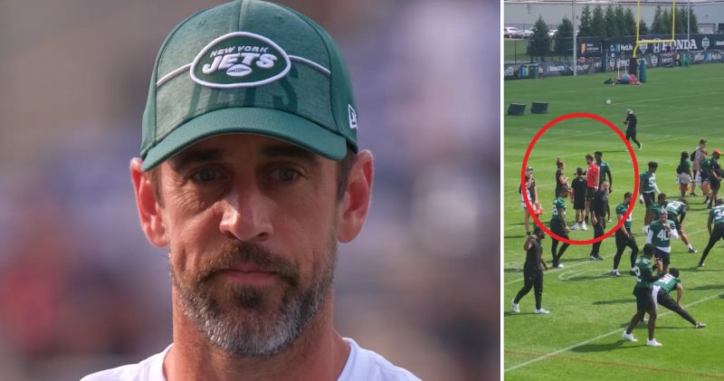 Aaron Rodgers’ Encounter With Jets Water Girl Causes A Stir (Video ...
