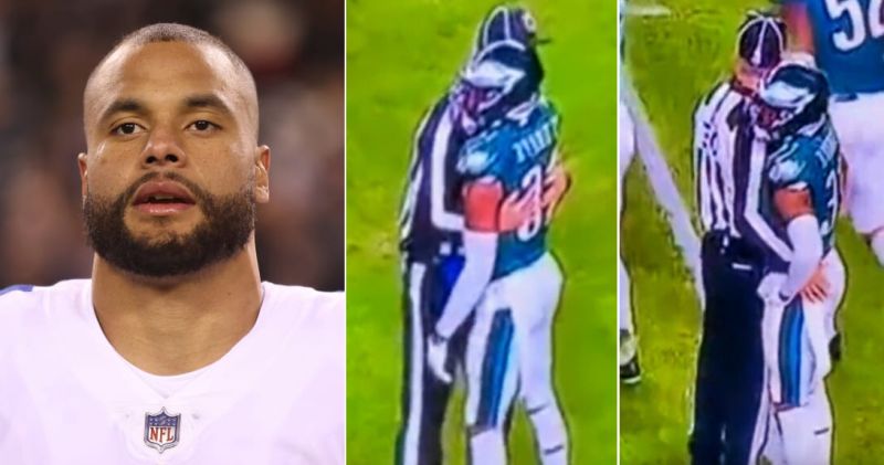 NFL Referees Hug Eagles After Helping Cheat Cowboys Out Of Win (Video ...