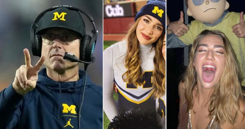 Michigan Cheerleaders Wild Photos Go Viral After Alabama Win Game 7
