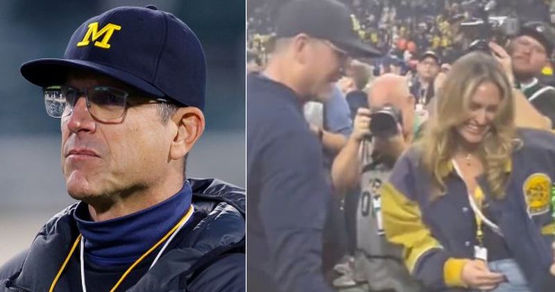 Jim Harbaugh’s Daughter Goes Viral After Michigan Beats Iowa - Game 7