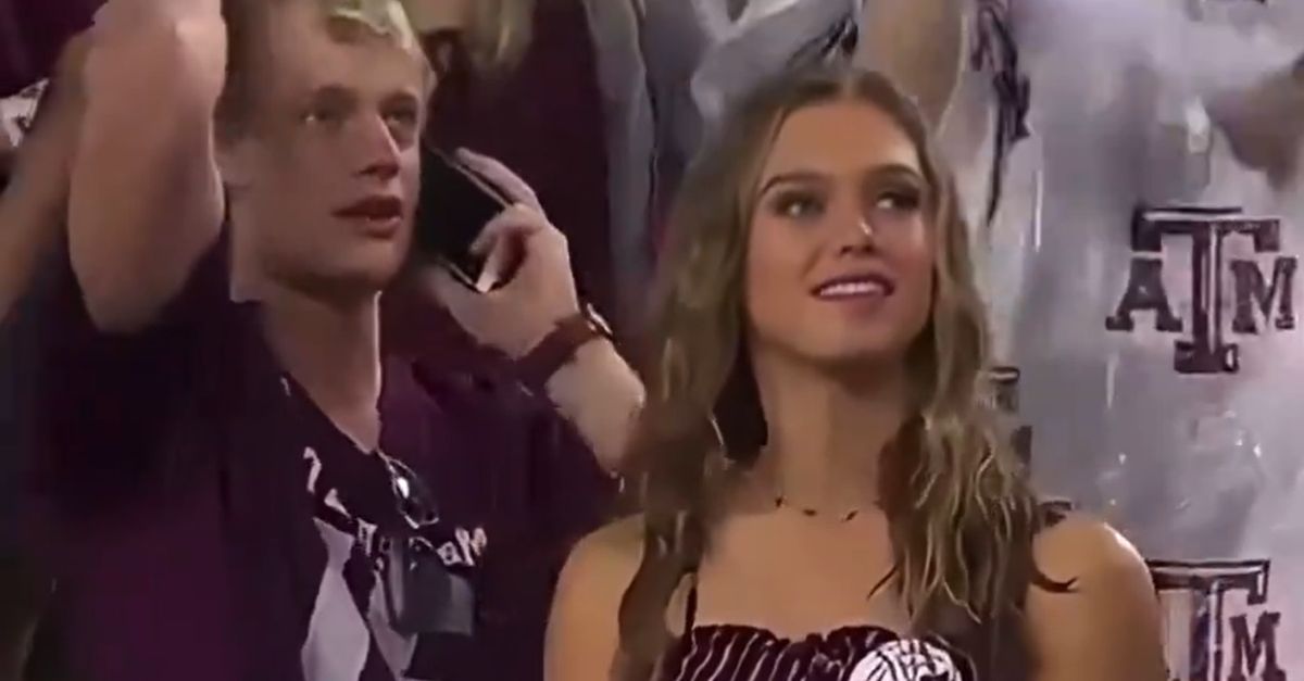Texas A&M’s Fan Encounter With Girl Goes Viral (Video) - Game 7