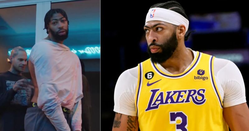 Anthony Davis Shows Off Bizarre Back Tattoo After Failed Lakers Season ...