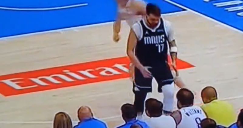 Thunder Fan’s Hilarious Reaction To Luka Doncic Asking For Ball - Game 7