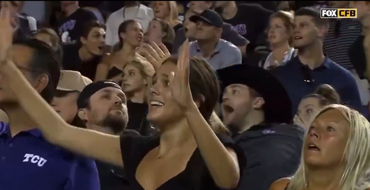 TCU Fan Causes A Stir During UCF Loss - Game 7
