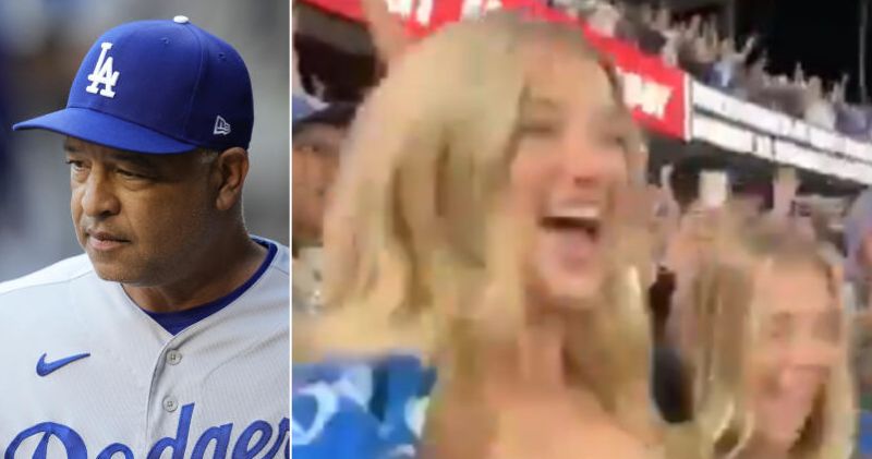 Dodgers Fans Flash Crowd After Beating Yankees In World Series - Game 7