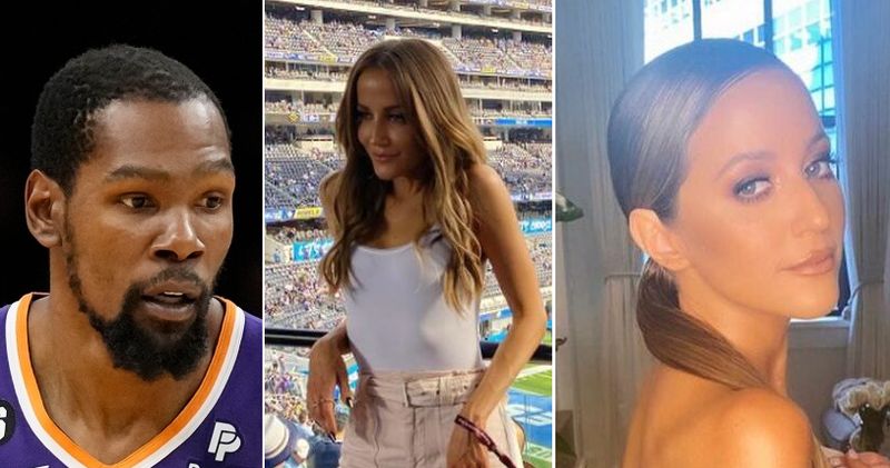 Kay Adams Aggressively Flirts With Suns Star Kevin Durant During Interview - Game 7