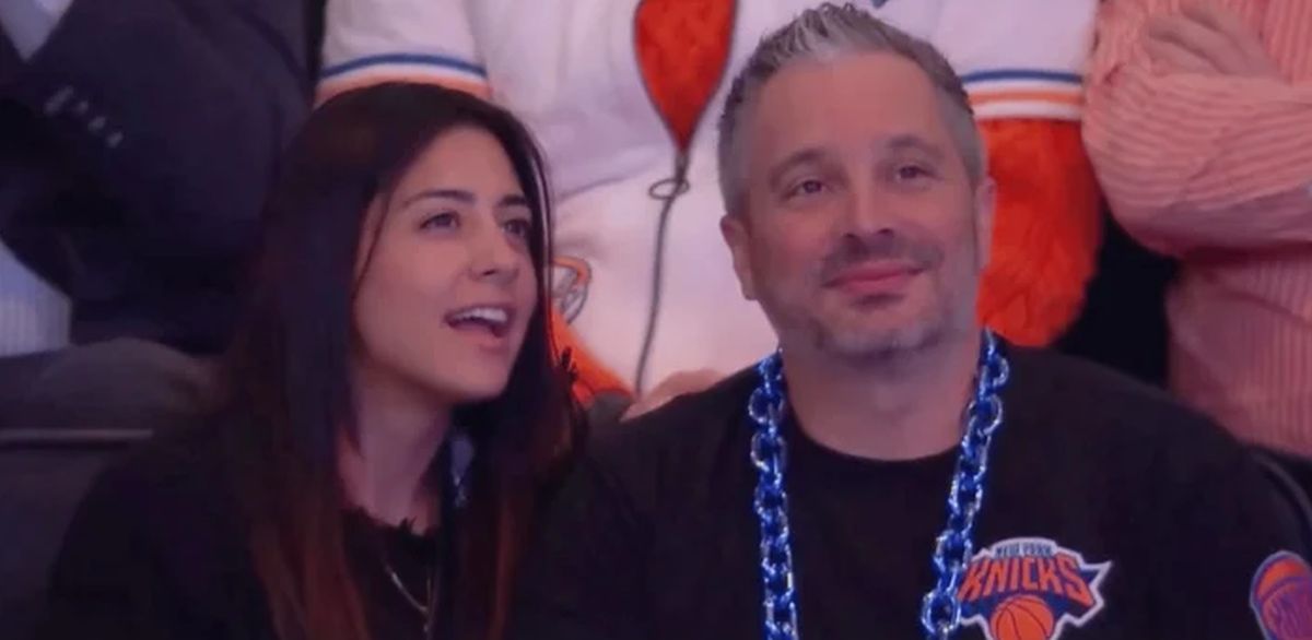 Knicks Fan Performs Lewd Gesture During NBA Game - Game 7