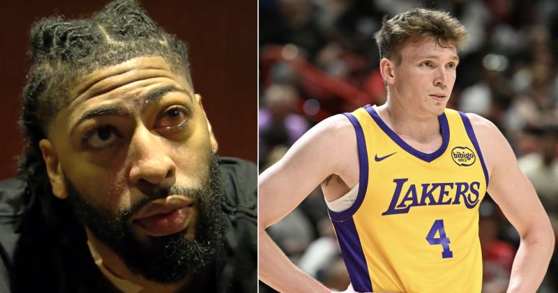 Anthony Davis Reveals Why Lakers Players Get Mad At Dalton Knecht - Game 7