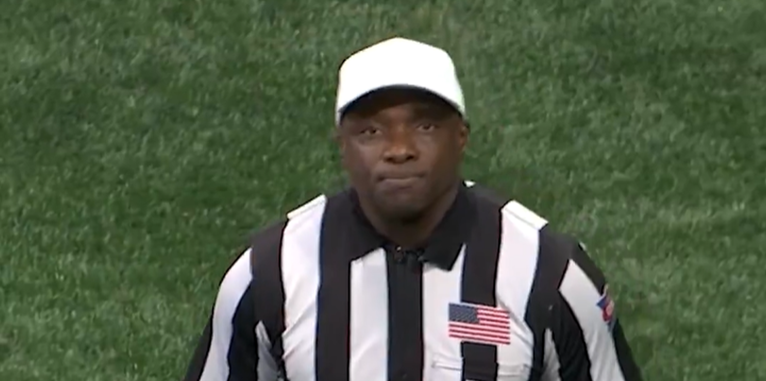 College Football Referee’s Unexpected Military Gesture Goes Viral - Game 7