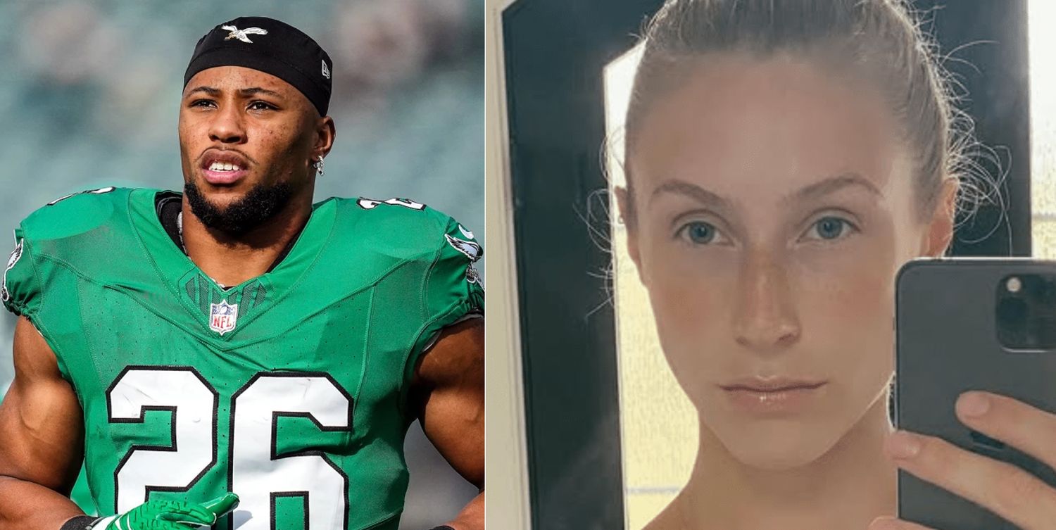 Saquon Barkley's Girlfriend Anna Congdon's School Girl Outfit Goes ...