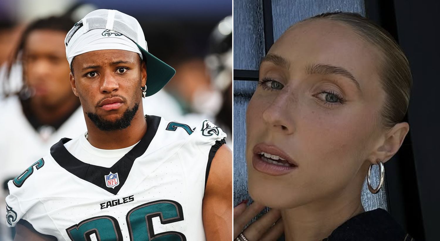 Saquon Barkley's Girlfriend Anna Congdon's Wild Outfit At Eagles Game ...