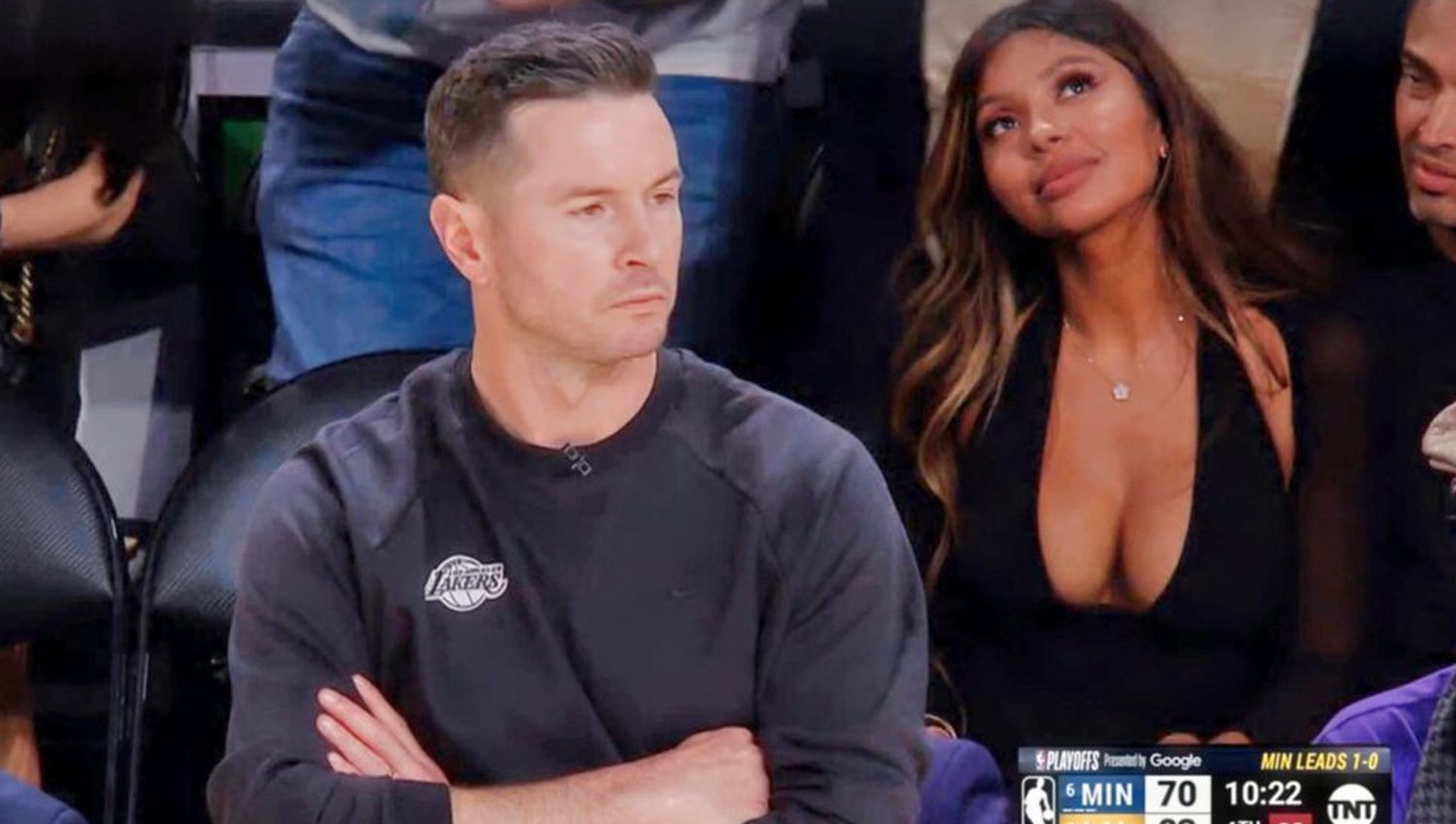 Viral Lakers Fan Behind JJ Redick Identified - Game 7