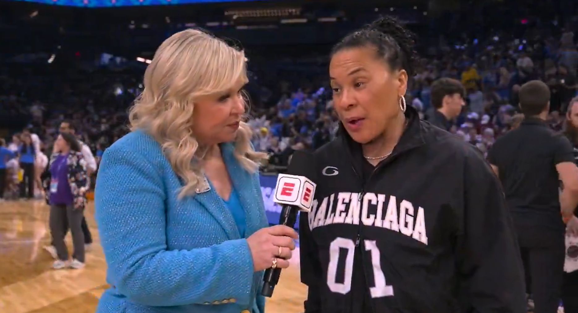 Dawn Staley Wore Balenciaga and Her Team Wore the Loss Yet Again - Game 7