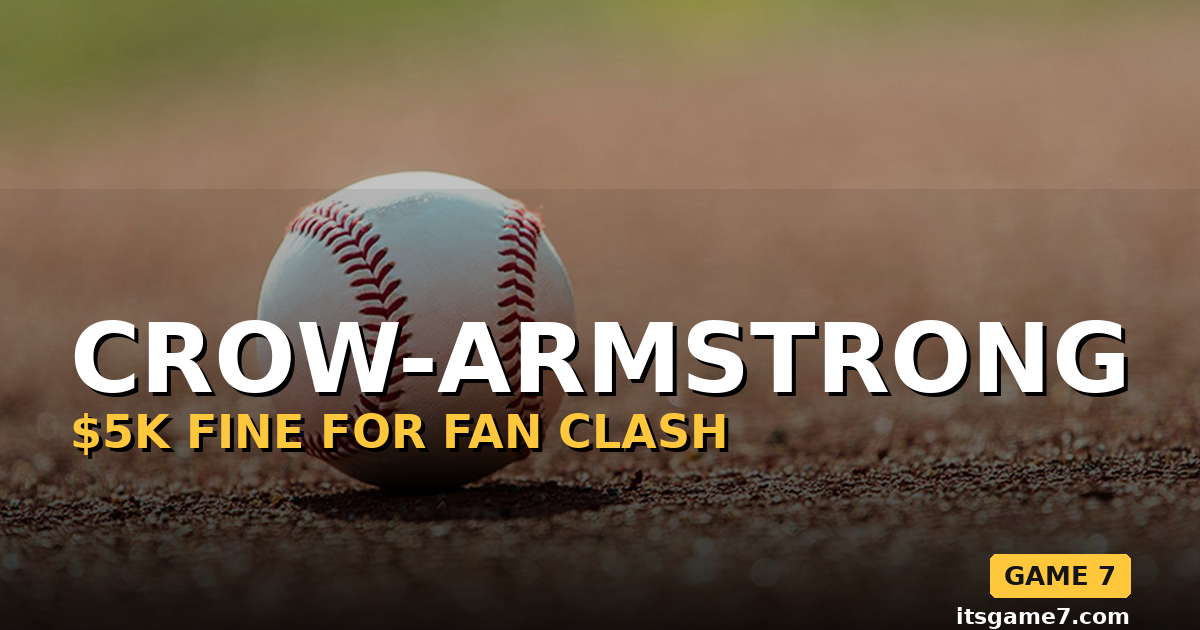 Pete Crow-Armstrong Fined $5,000 After Vulgar Exchange With White Sox ...