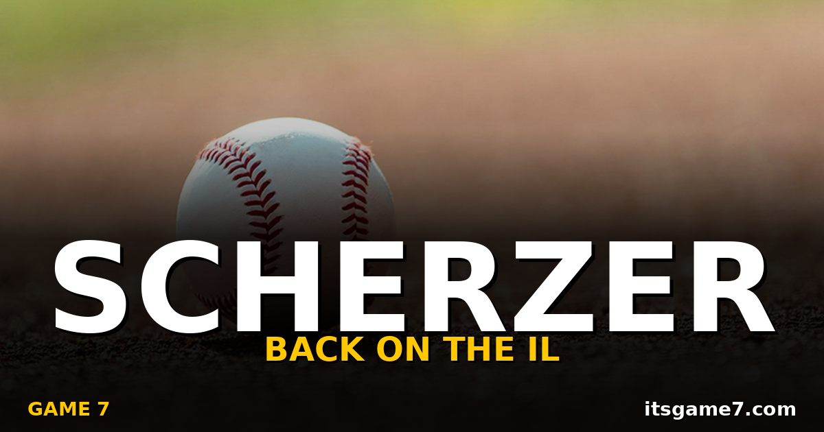 Max Scherzer Hits the IL Again for the Blue Jays With Forearm and Ankle ...