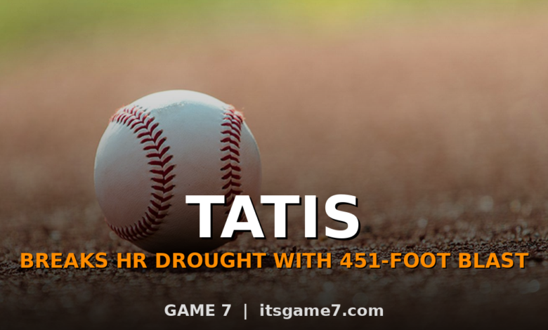Fernando Tatis Jr. Finally Ends Brutal Home Run Drought With Massive ...