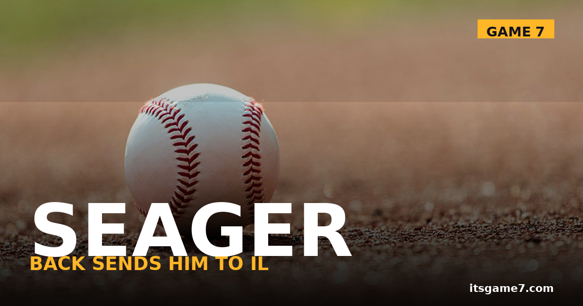 Rangers Place Struggling Corey Seager on Injured List With Back ...