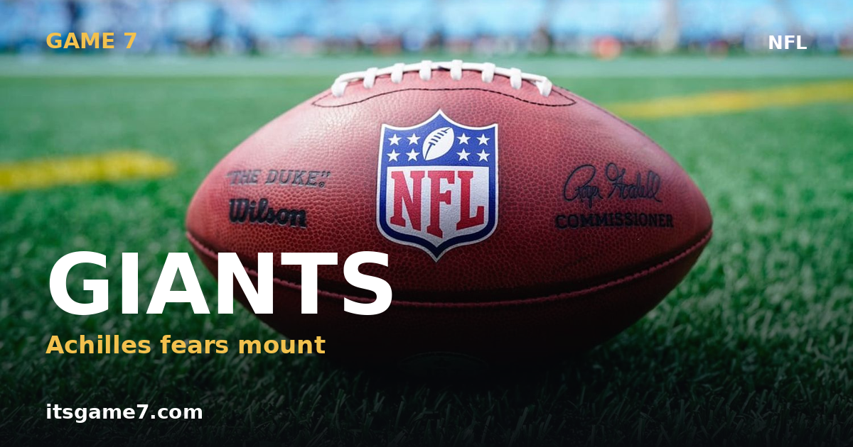 Giants WR Gunner Olszewski Feared to Have Torn Achilles in Brutal ...