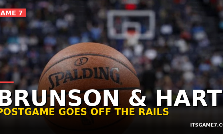 Jalen Brunson and Josh Hart Caught on Camera in Outrageous Postgame ...