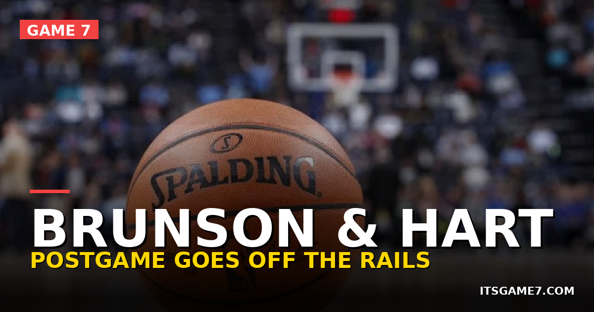 Jalen Brunson and Josh Hart Caught on Camera in Outrageous Postgame ...