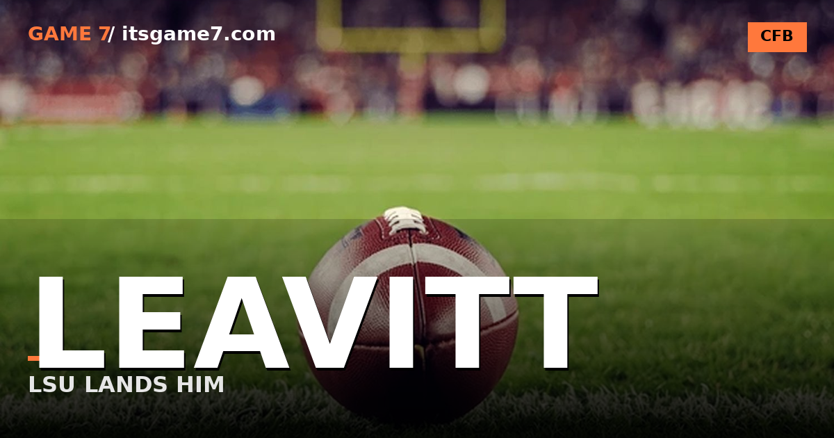 Lane Kiffin Lands Arizona State Star Sam Leavitt in Transfer Portal ...