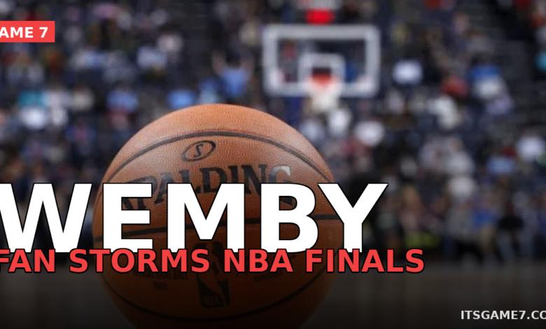 Fan Storms NBA Finals Court for Wembanyama Selfie in Spurs Game 1 ...