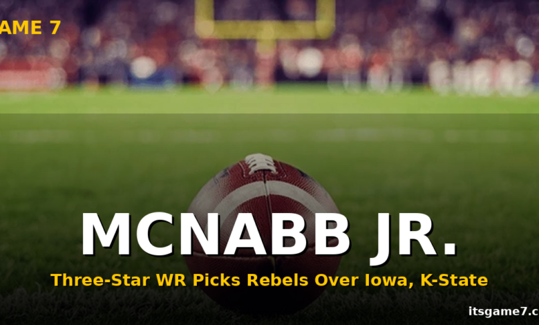 Donovan McNabb's Son Commits to UNLV Over Power 4 Offers in Surprise ...