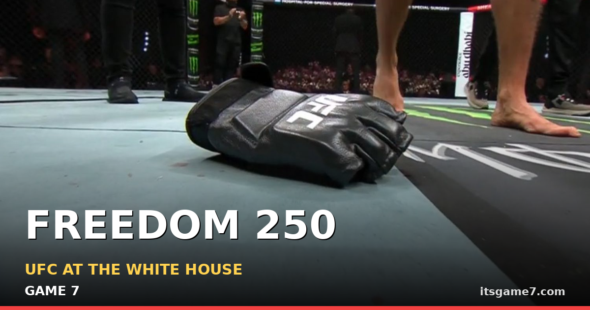 UFC Freedom 250 Set for the White House Lawn With Ilia Topuria vs ...
