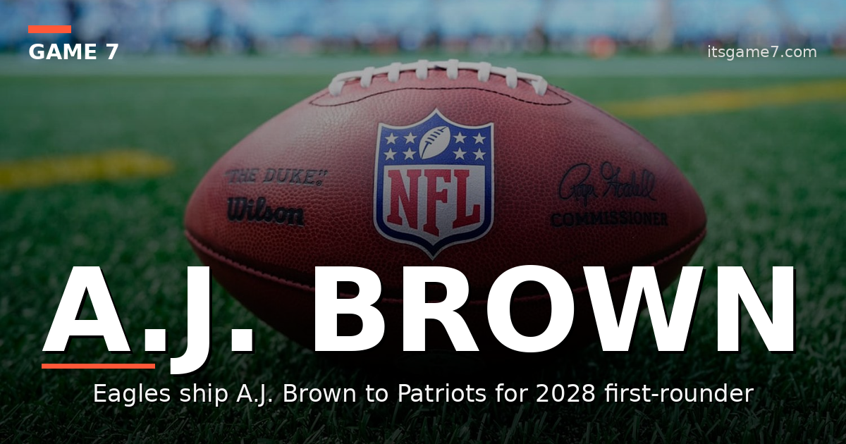 Eagles Finally Trade A.J. Brown to the Patriots in Blockbuster Wide ...