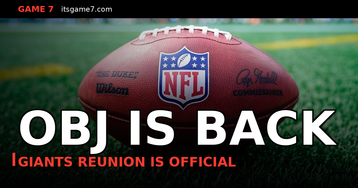 Odell Beckham Jr. Signs With Giants in Stunning Return to Where It All ...