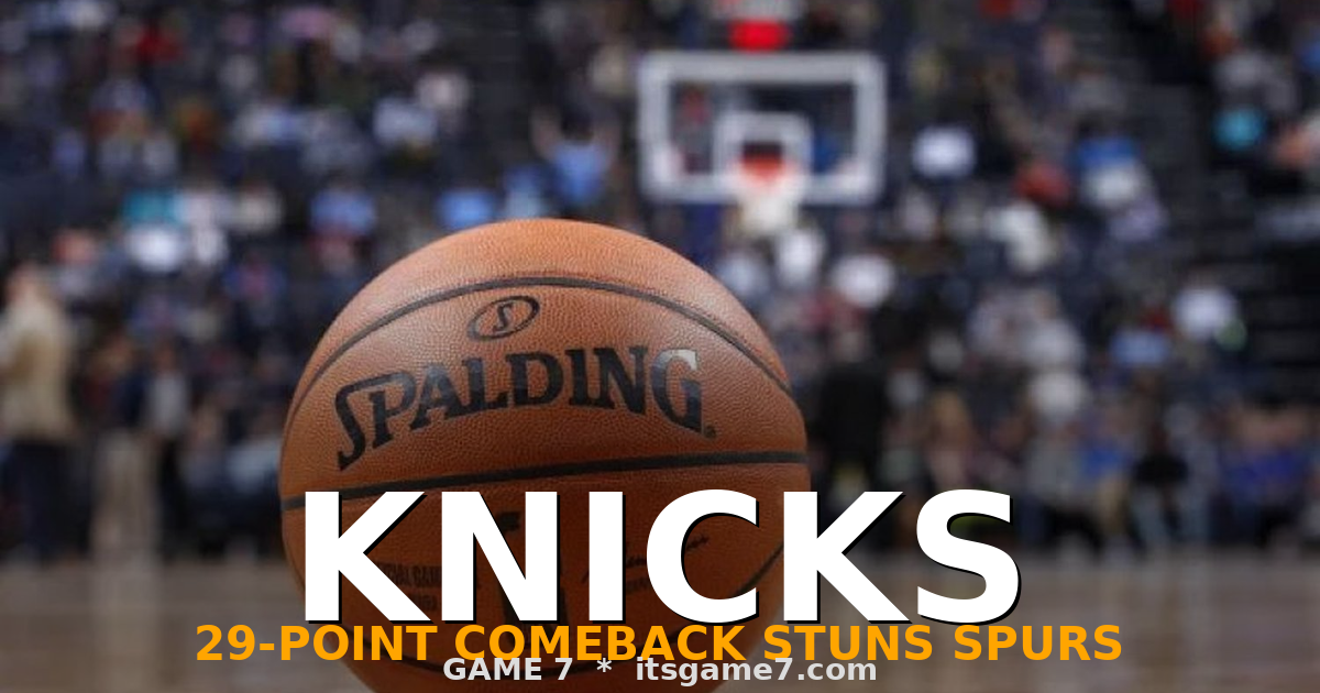 Knicks Pull Off the Biggest Comeback in NBA Finals History to Stun the ...