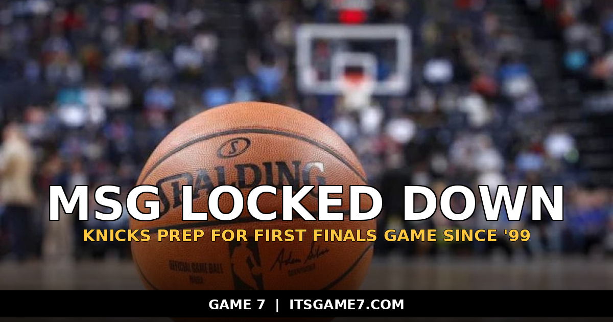 Knicks Roll Out No-Bag Policy and TSA-Style Screening for First NBA ...