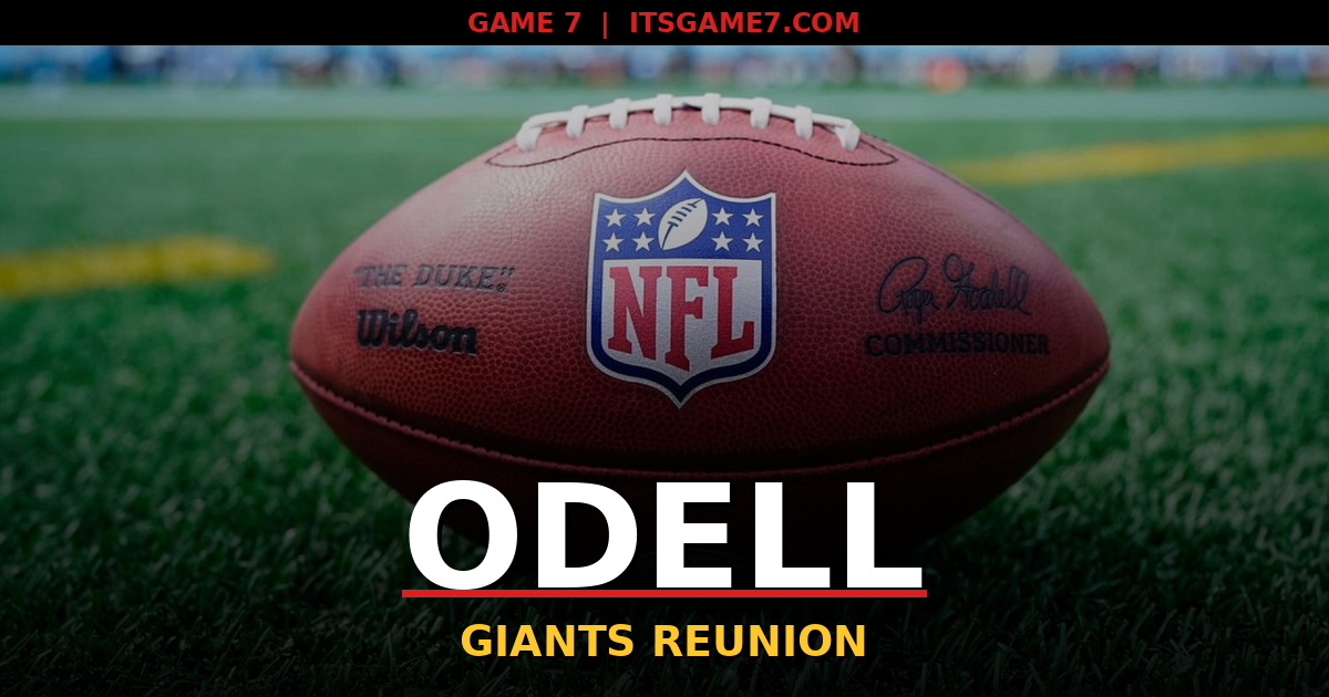 Odell Beckham Jr. Reunites With Giants After Eight Years - Game 7